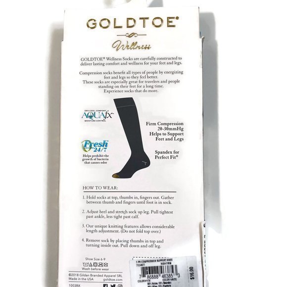 Gold Toe | Accessories | Gold Toe Womens Firm Compression Knee High ...